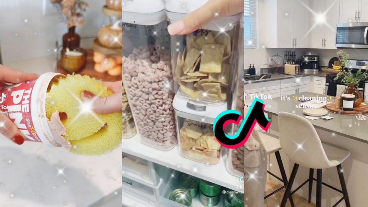 satisfying kitchen pantry cleaning and restocking 🍇🍋🍒 - YouTube