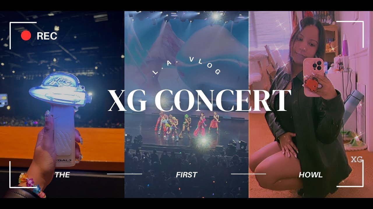 XG THE FIRST HOWL L.A. VLOG | GRWM, MERCH, & CONCERT - YouTube