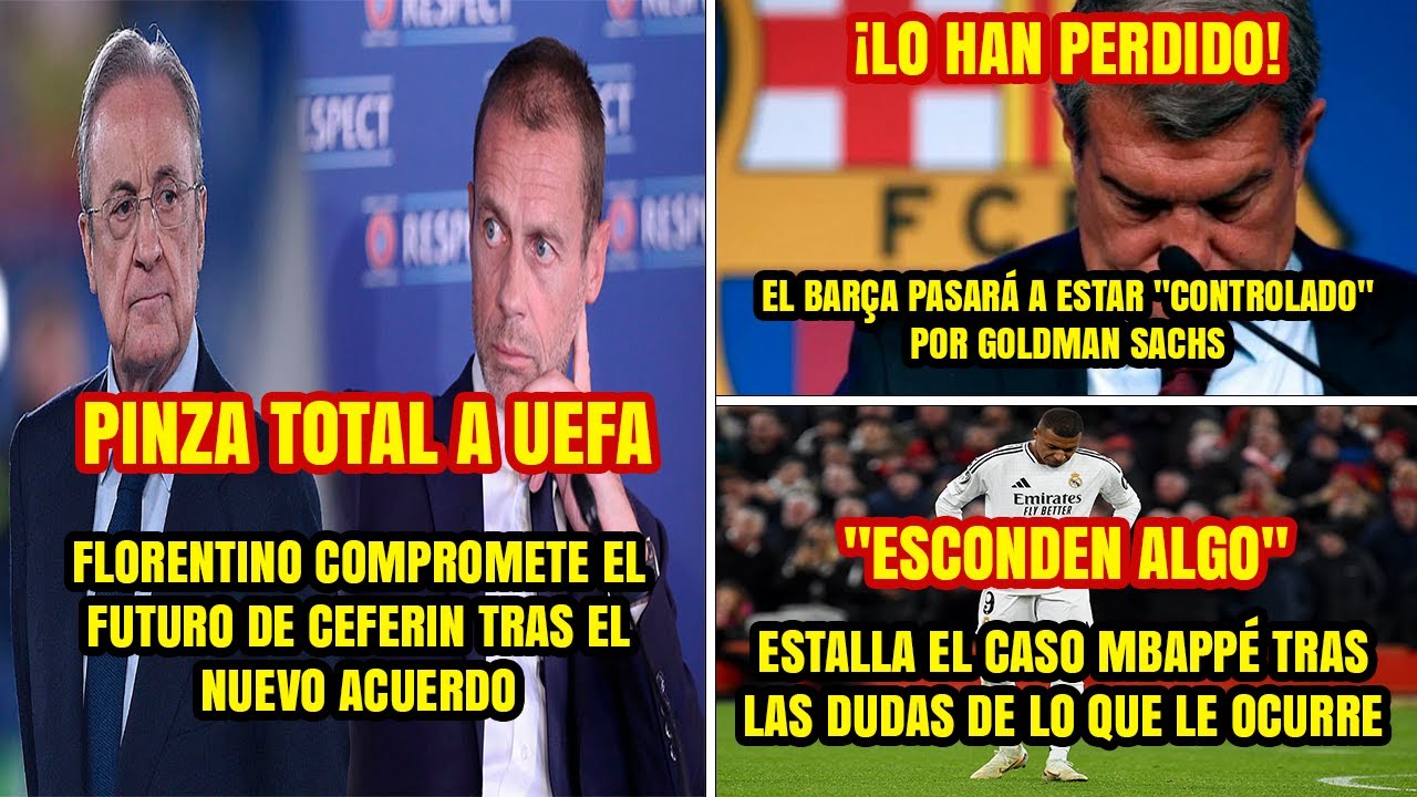 PINZA TOTAL A UEFA Florentino COMPROMETE el futuro de Ceferin tras el ...