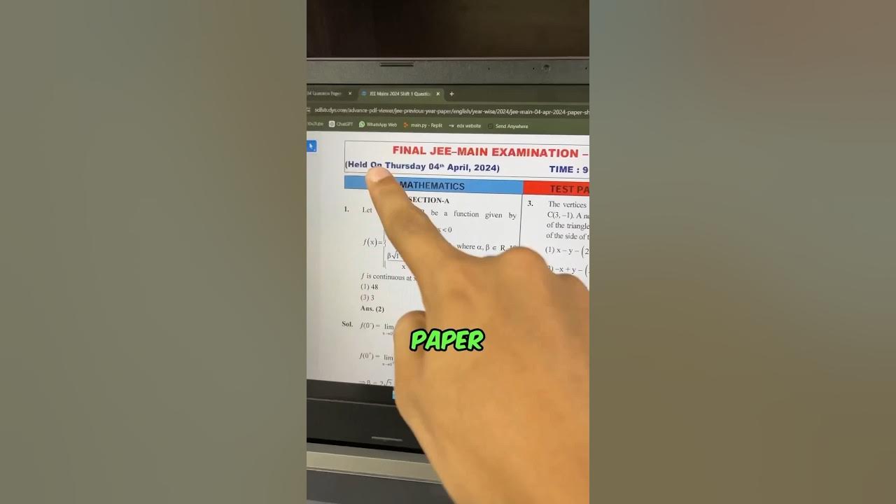 Can I SOLVE QUESTIONS by ELIMINATION Technique?!🤯 #jee - YouTube
