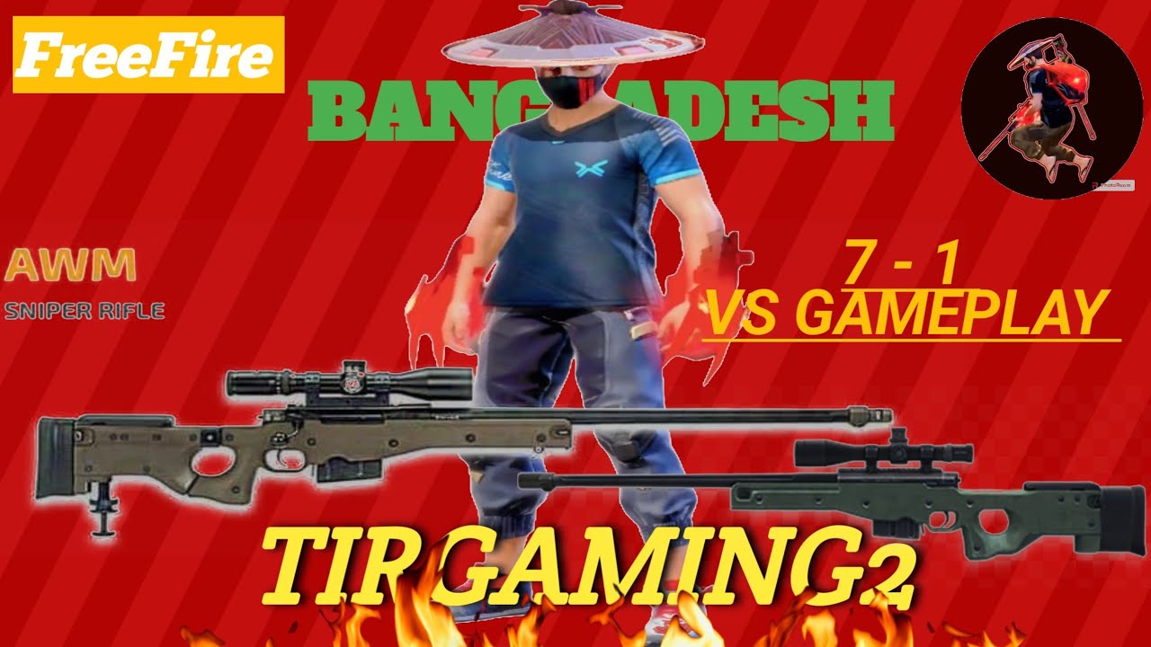 ff Custom Gameplay 2024 | FreeFire Best Custom Power of AWM | 7-1 Vs ...