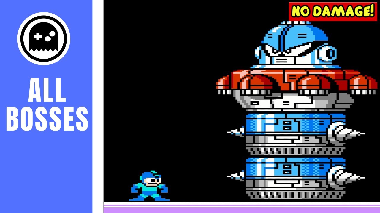 Mega Man 5 (NES) - All Bosses - (No Damage) - YouTube