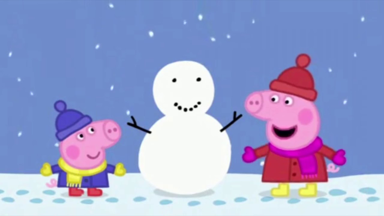 Peppa Pig Series 1 Episode 12 Snow 1 - YouTube