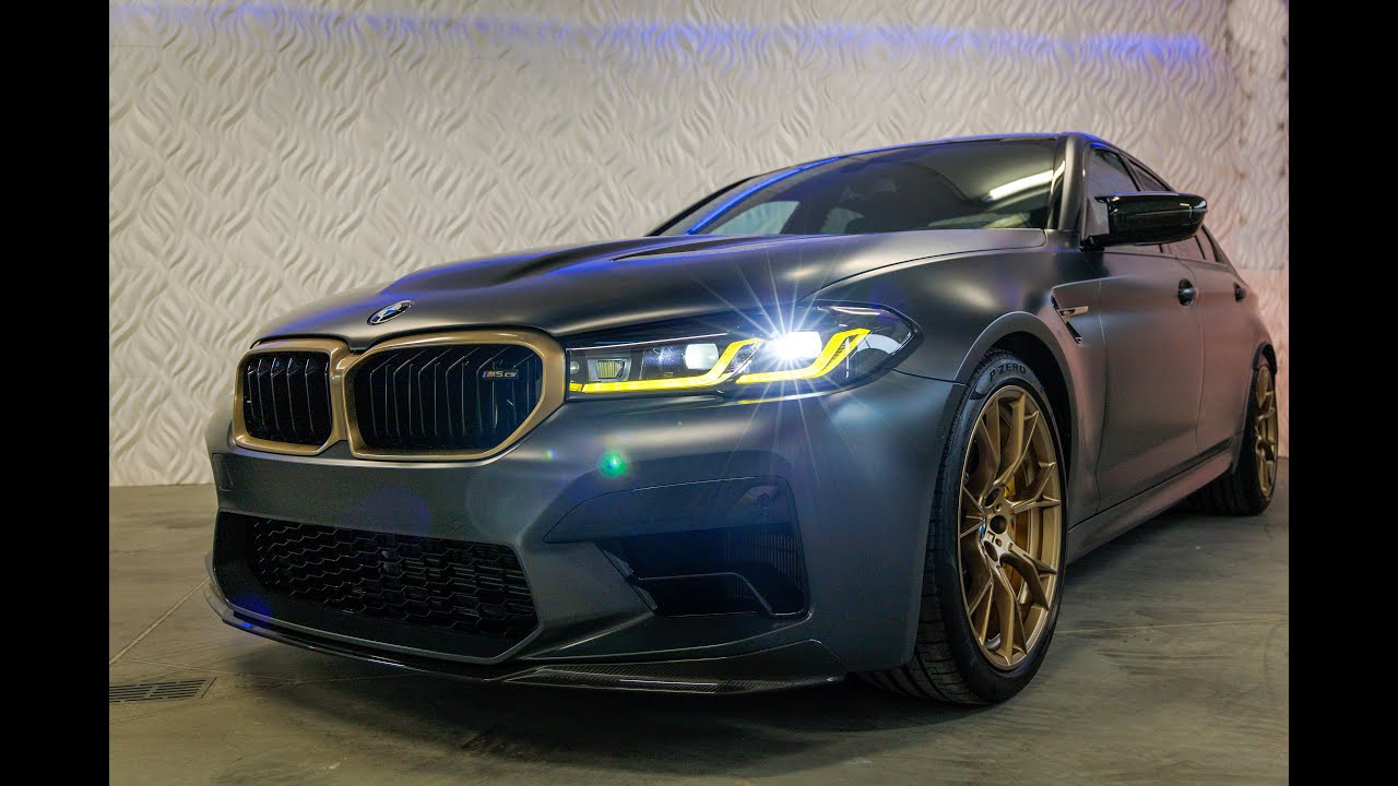 BMW M5 CS Limited Edition in Frozen Brands Hatch Grey Walkaround 4K HDR ...