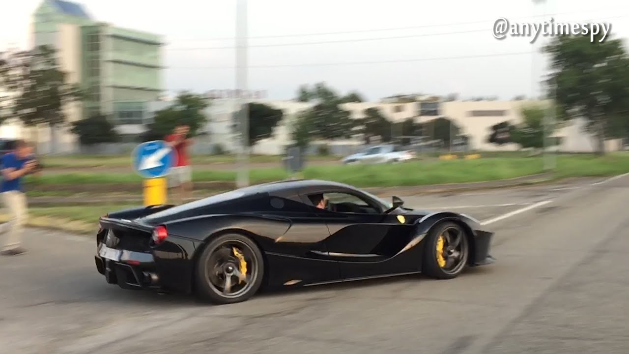 Powersliding and Drifting a Laferrari at the Pagani Factory - YouTube