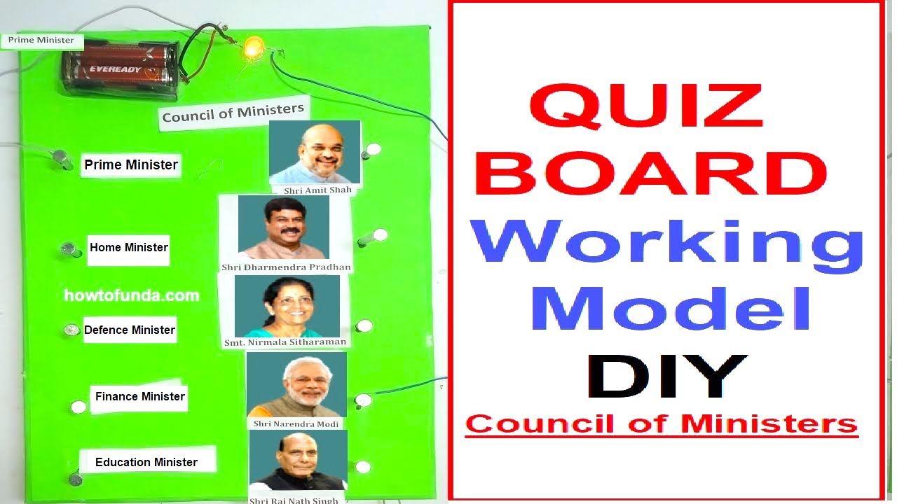 how to make Quiz Board Working Model for Science Project - DIY ...