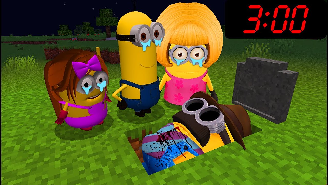 WHAT'S INSIDE MINIONS SECRET GRAVE ? INVESTIGATION in MINECRAFT - YouTube