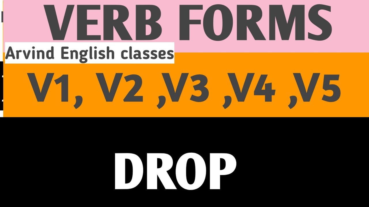 Verb Forms Of Drop Verb Forms In V1 V2 V3 V4 V5 shorts verb-forms-of-drop-verb-forms-in-v1-v2-v3-v4-v5-shorts
