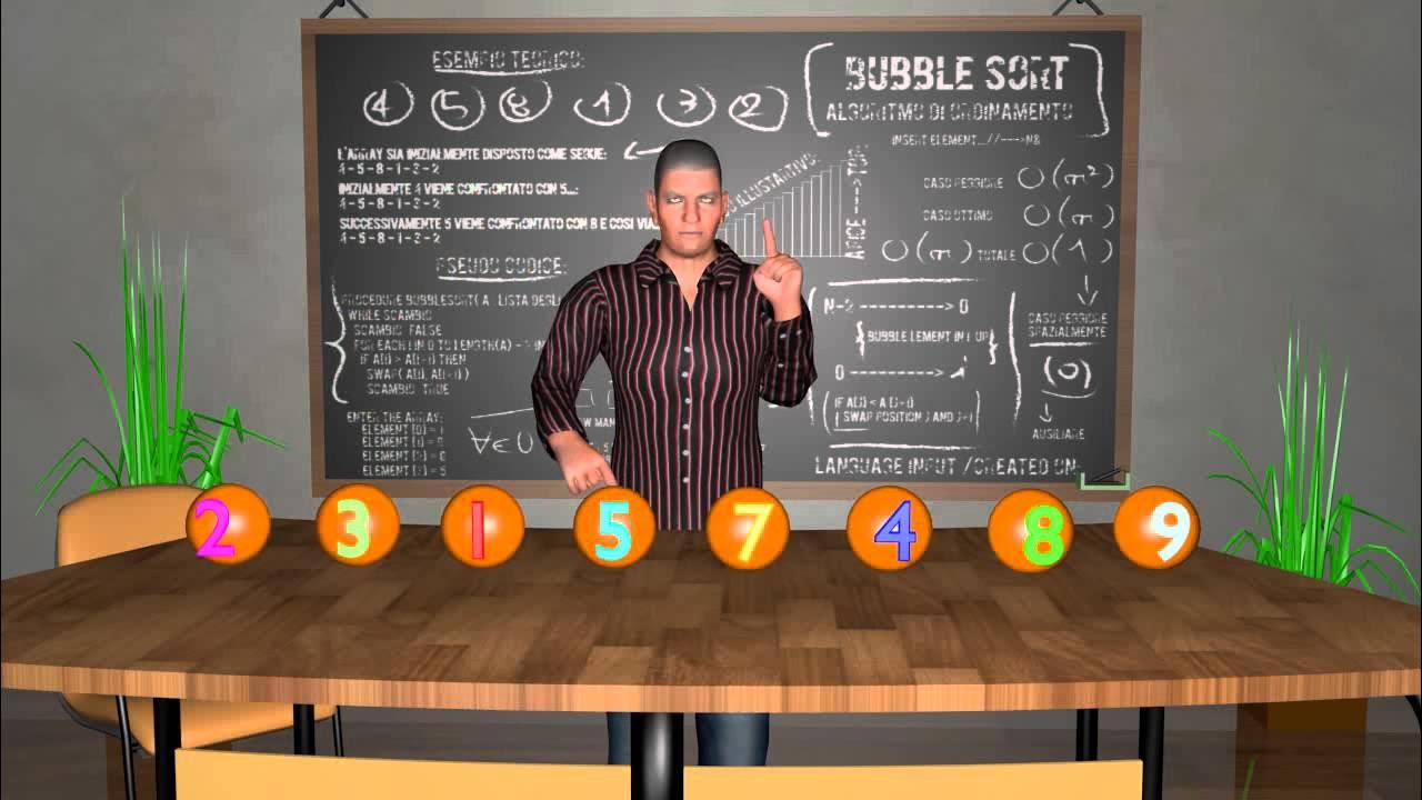 Sorting Algorithms - Chapter 1 - Bubble Sort 3D Animation - YouTube