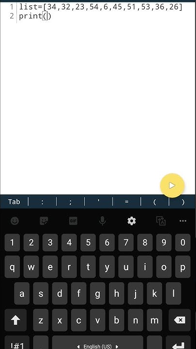 #37 Program for print Largest number in list in Python |#python#pythonforbeginners# ...