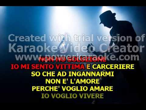 I Nomadi Io Voglio Vivere KARAOKE - YouTube