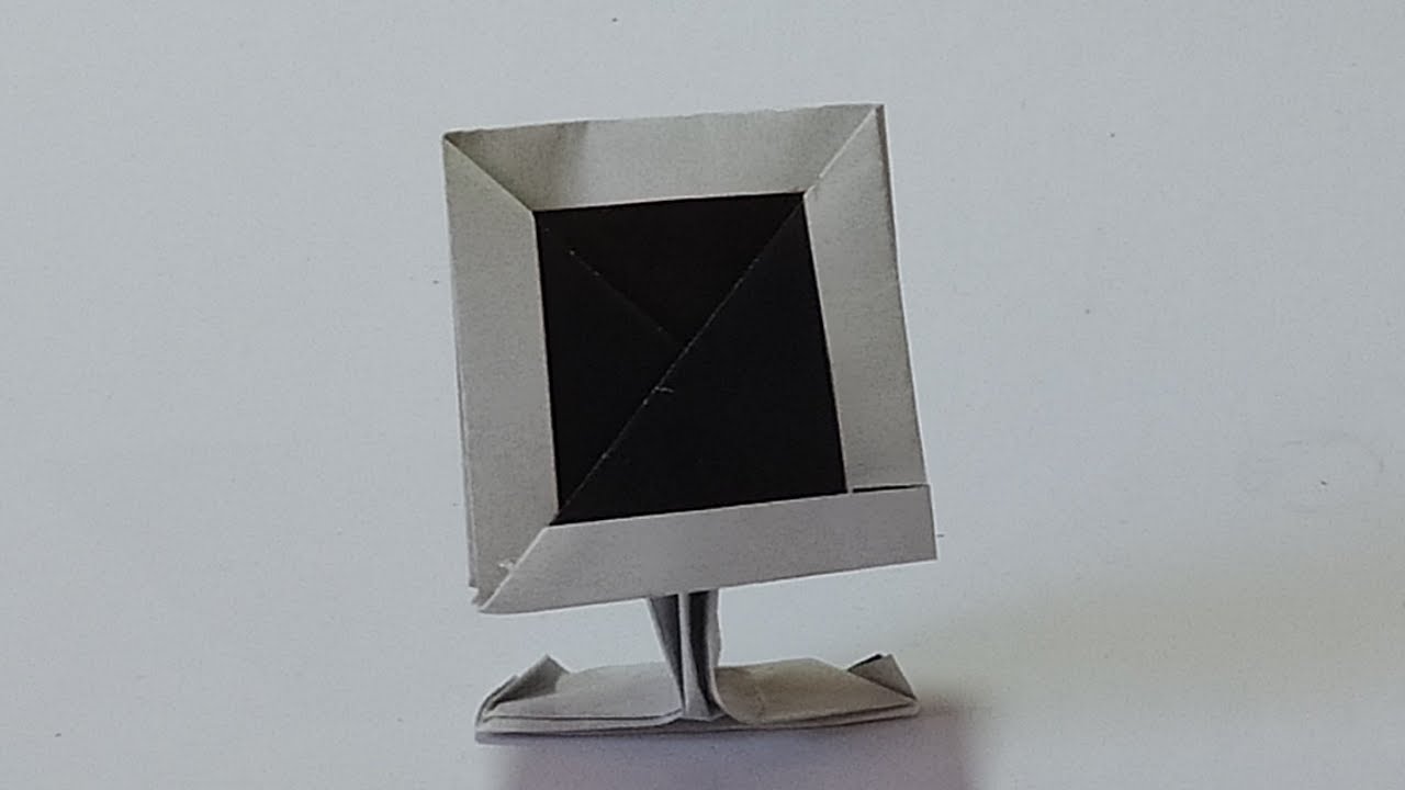 How to make a paper television | Paper television | Paper Screen - YouTube