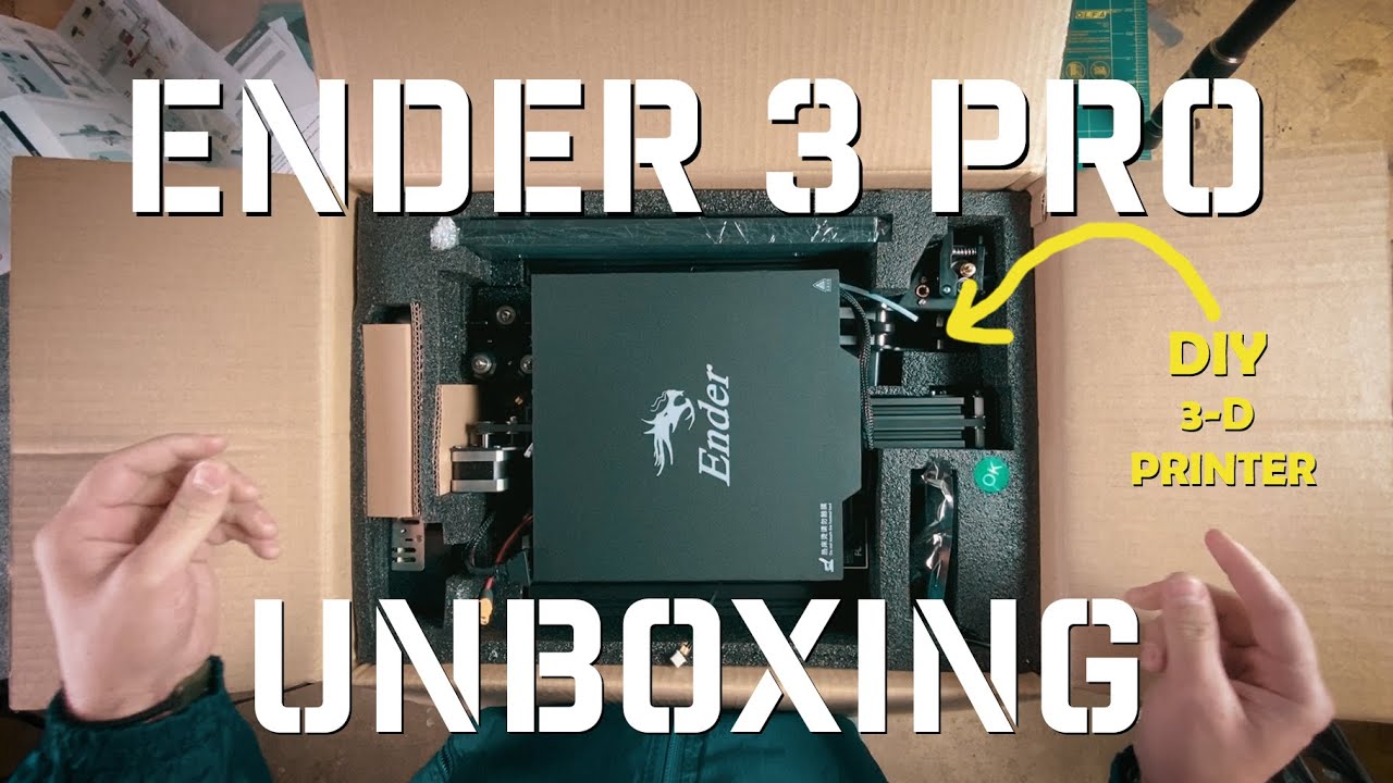 UNBOXING MY FIRST EVER 3D PRINTER! | The Creality3D Ender-3 Pro High ...
