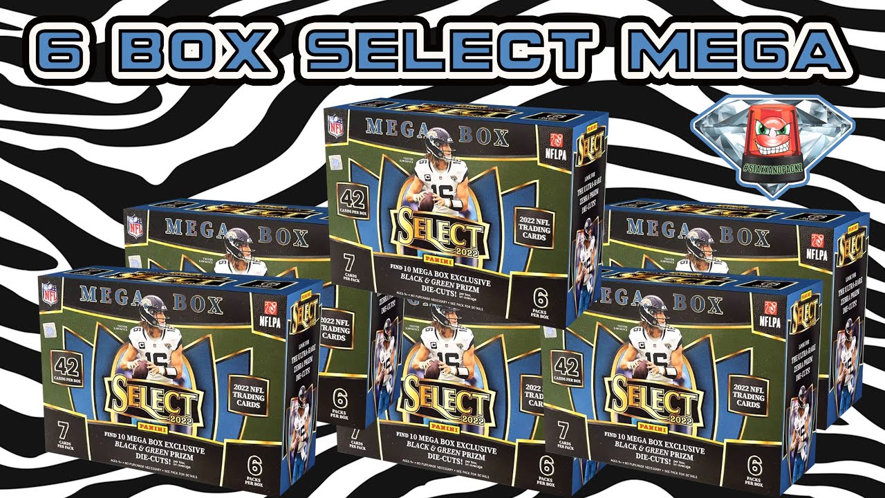 2022 Panini NFL Select Football Mega Box - 6 Box Break! - YouTube