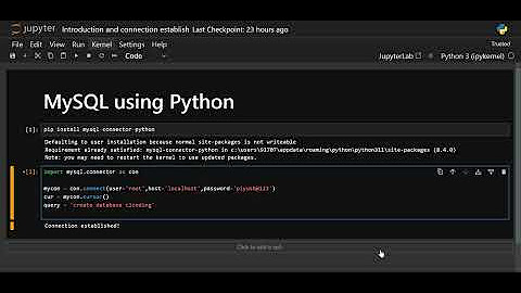 Free MySQL using Python - YouTube