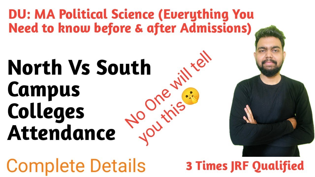 MA Political Science Delhi University: North and South Campus ...