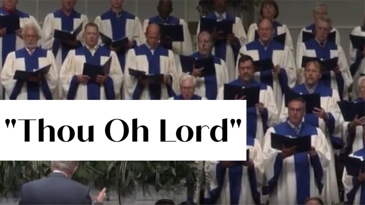 Thou Oh Lord - YouTube
