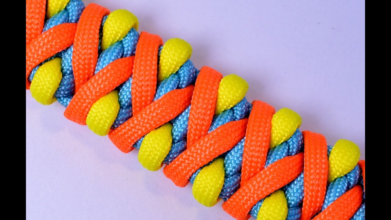 How to make the "Solomons Fire" Paracord Survival Bracelet ...