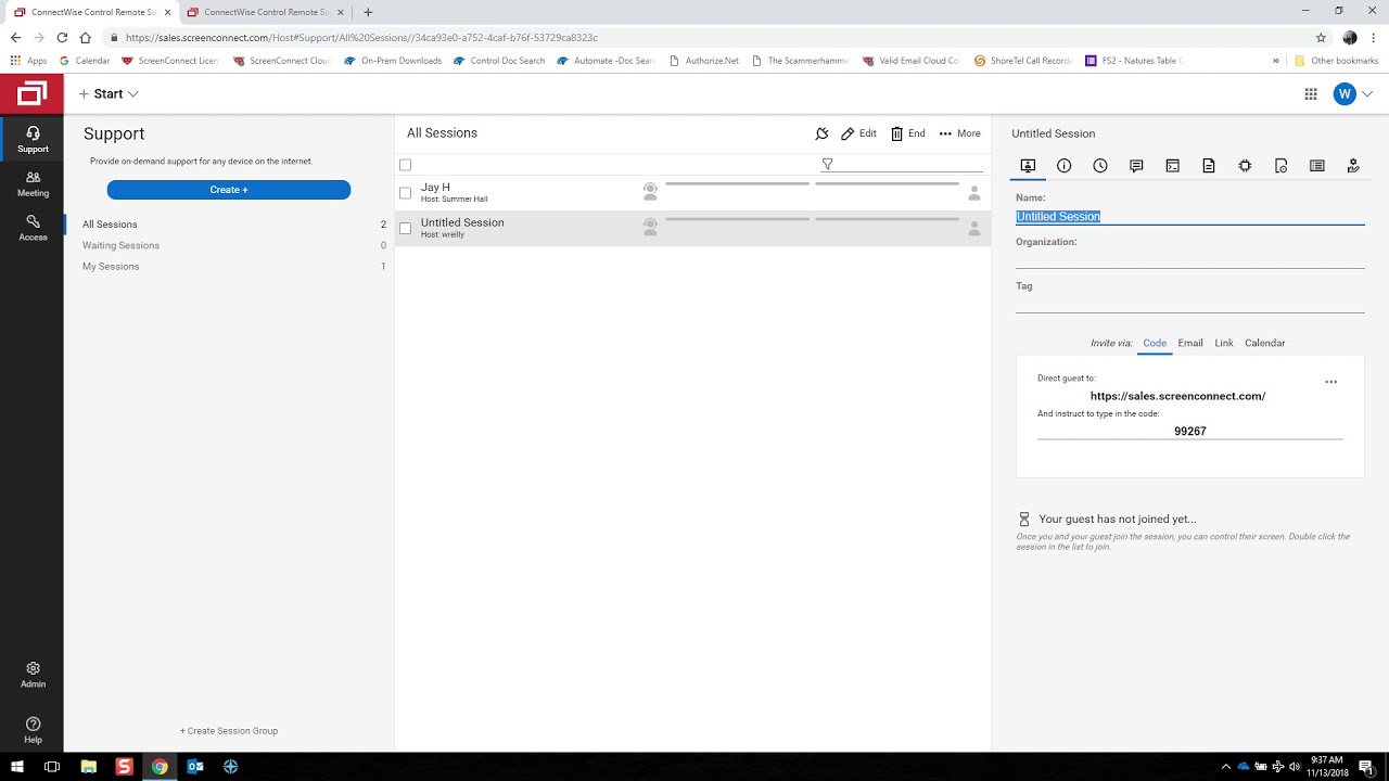 ConnectWise ScreenConnect Demo Support Overview YouTube