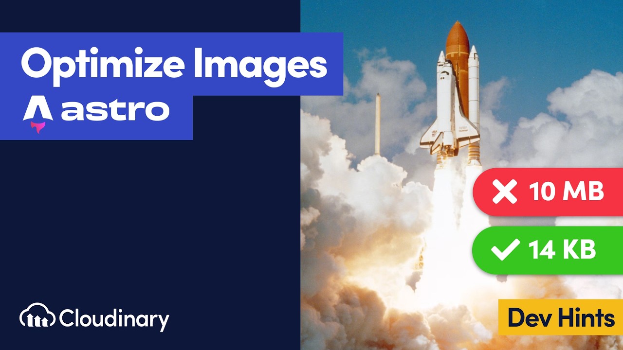 Optimize Images In Astro With Cloudinary Dev Hints Youtube
