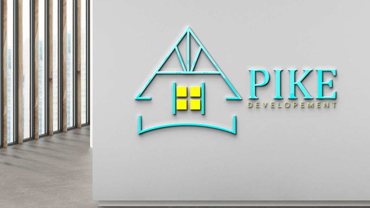 PIKE Development Logo | Construction logo design | Professional logo - YouTube