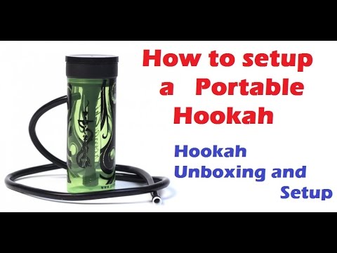 How to Setup a Portable Hookah - YouTube