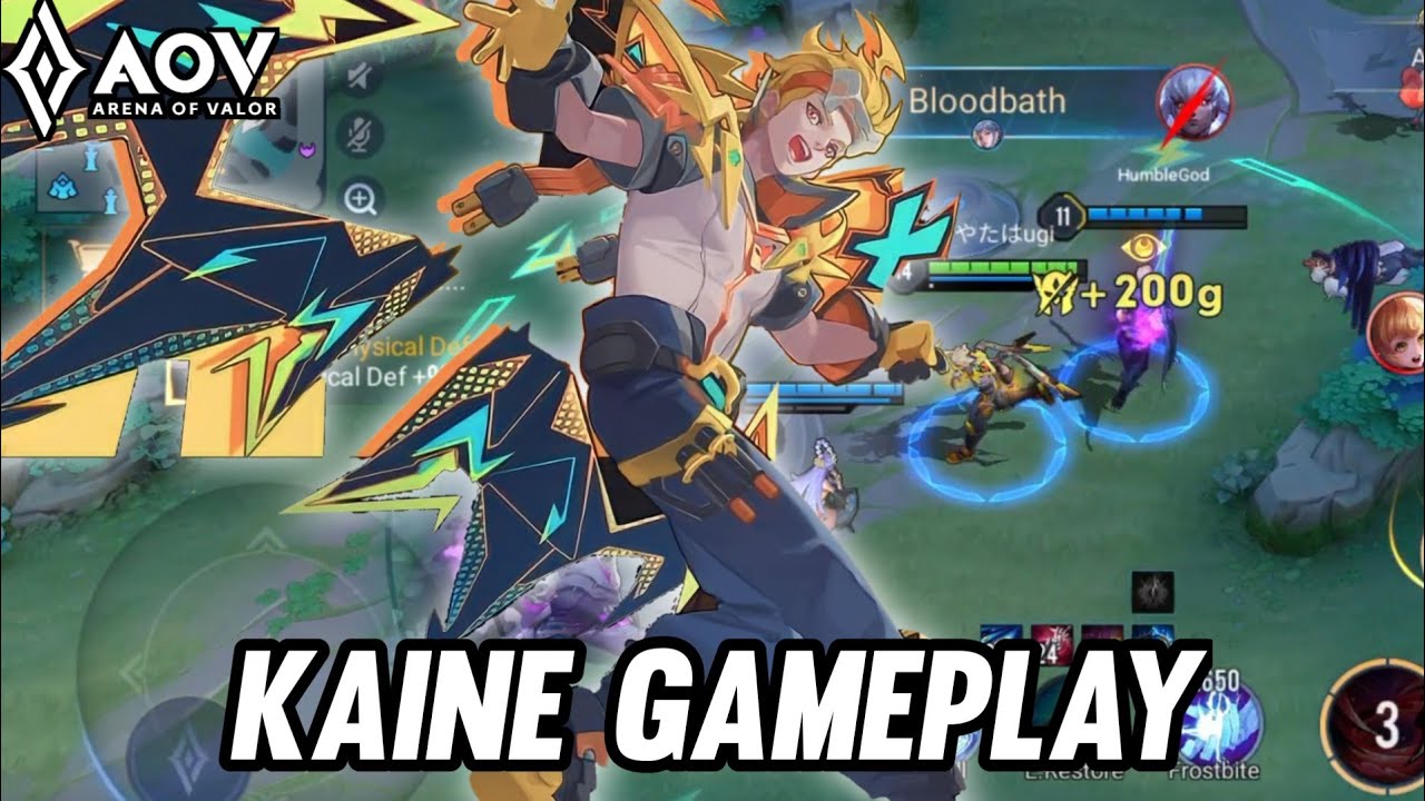 NEW SKIN KAINE GAMEPLAY - ARENA OF VALOR - YouTube