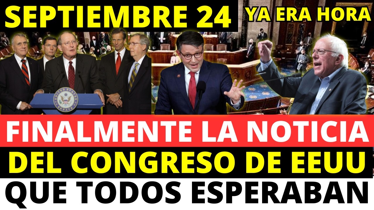 FINALMENTE la Noticia desde el Congreso de EEUU que todos esperaban ...