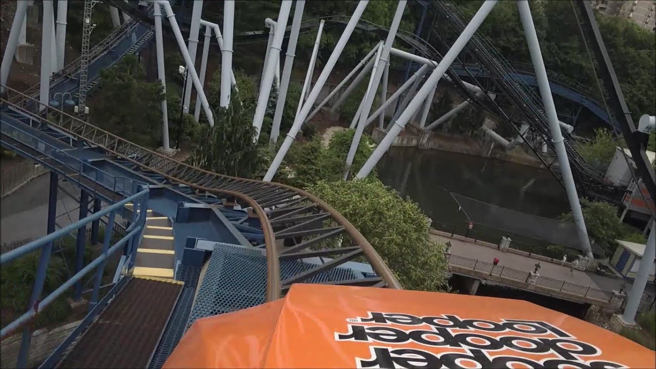 Sooperdooperlooper HD On-Ride POV Front Hersheypark Summer 2017 - YouTube