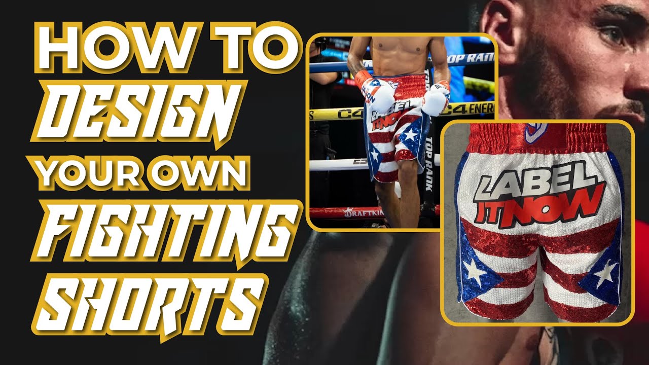 How to create your own custom Fighting gear | Boxing Shorts | Muay Thai ...