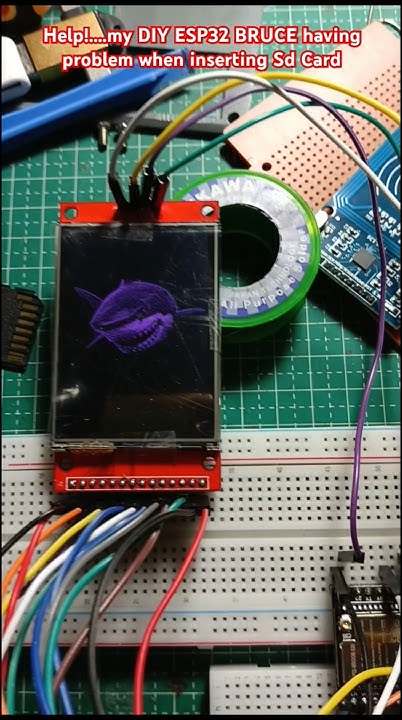 DIY ESP32 BRUCE (Esp32 wroom32u + 2.4 inch ILI9341) #BRUCE #esp32 #ili9341 #short - YouTube