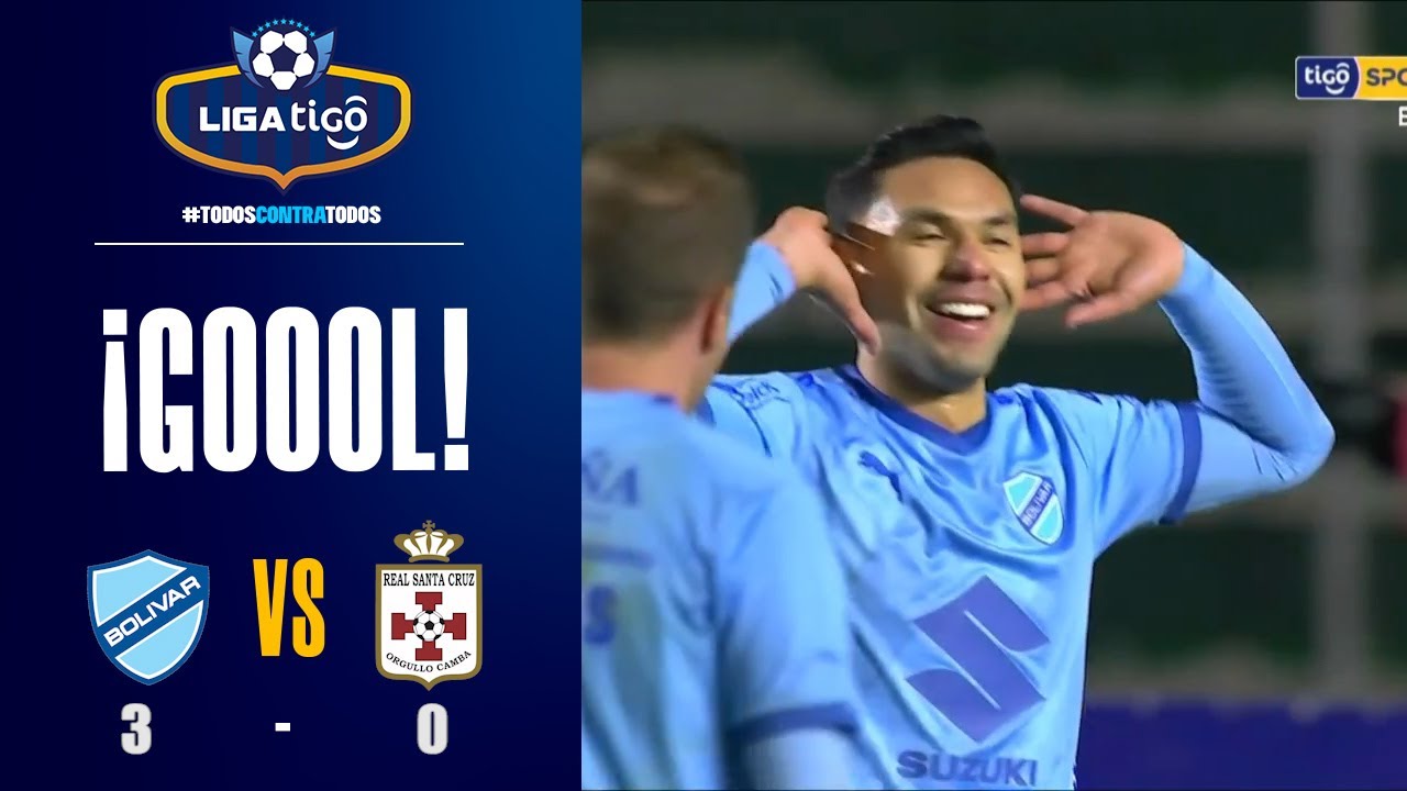 ¡Gol de Bolívar! Espectacular definición de Carmelo Algarañaz para ...
