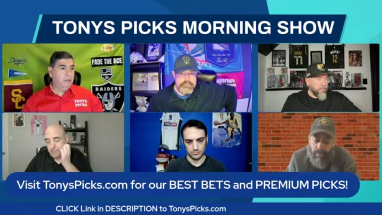 Live NBA NCAAB Picks Tonys Picks Morning Show 2-12-2025 - YouTube