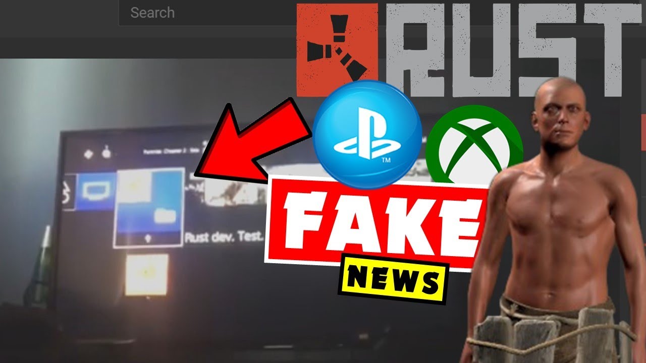 RUST PS4 BETA DEV TEST GAMEPLAY IS BIG FAKE NEWS! Plus Other Rust ...