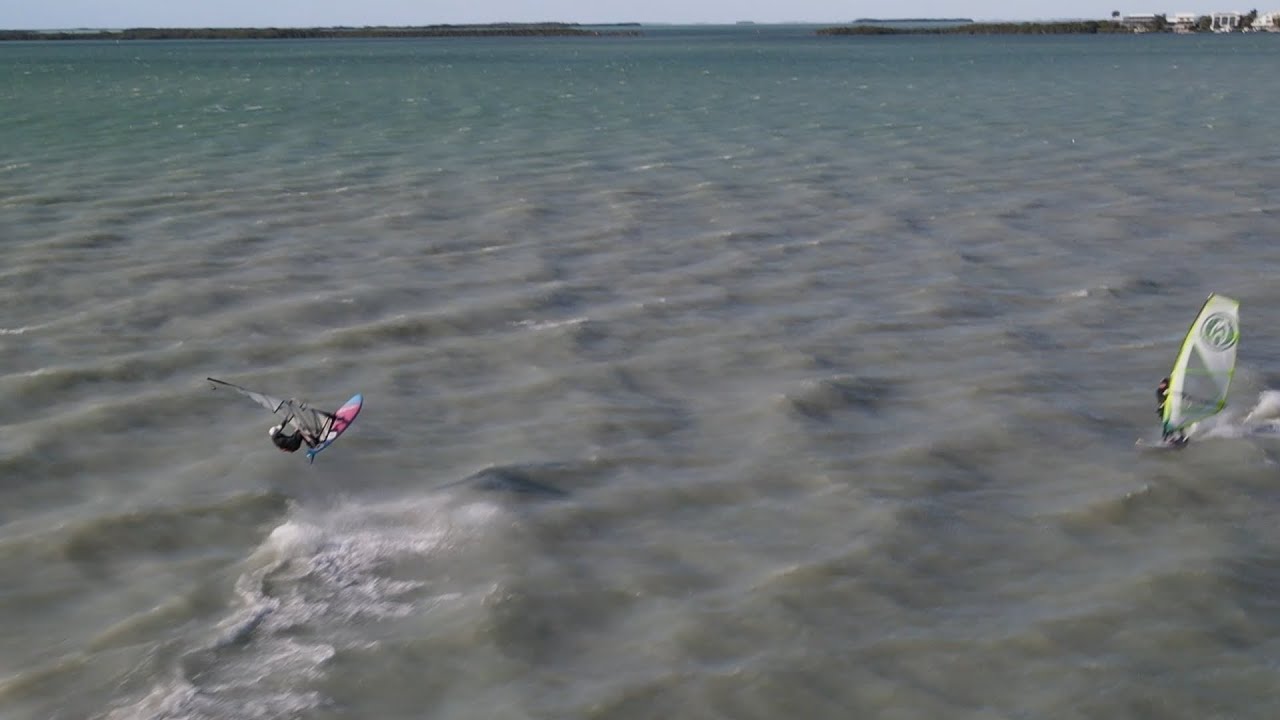 windsurfing in the Florida Keys - YouTube