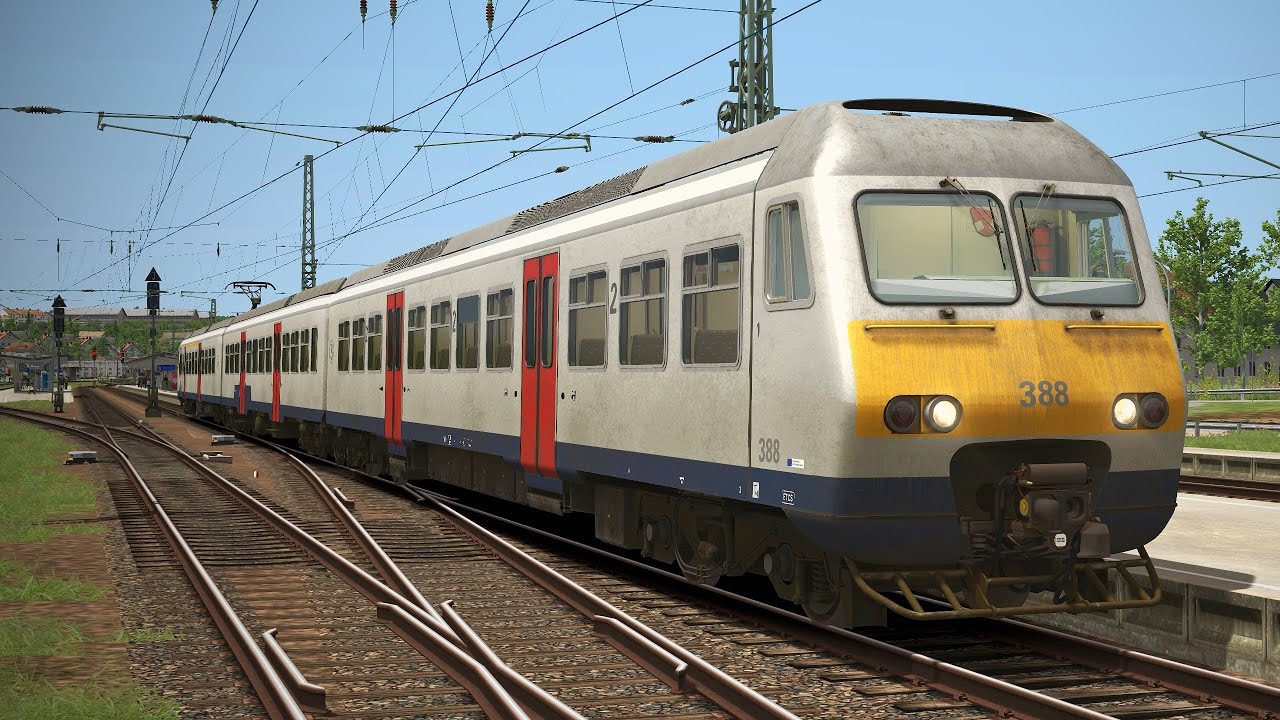 Train Simulator classic Belgium MR80 Break NEW LOOK - YouTube