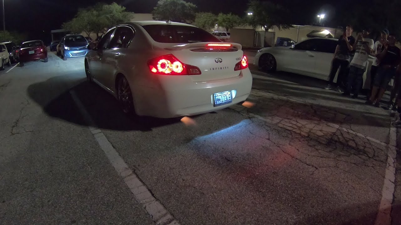E85 FBO G35 S CRAZY 2 STEP!! // PANINI'S TAMPA CAR MEET - YouTube