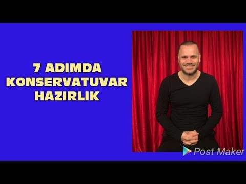 Konservatuvar Yetenek Sınavına, iyi hazırlanmak için,  izlenmesi gereken 7 Yol.