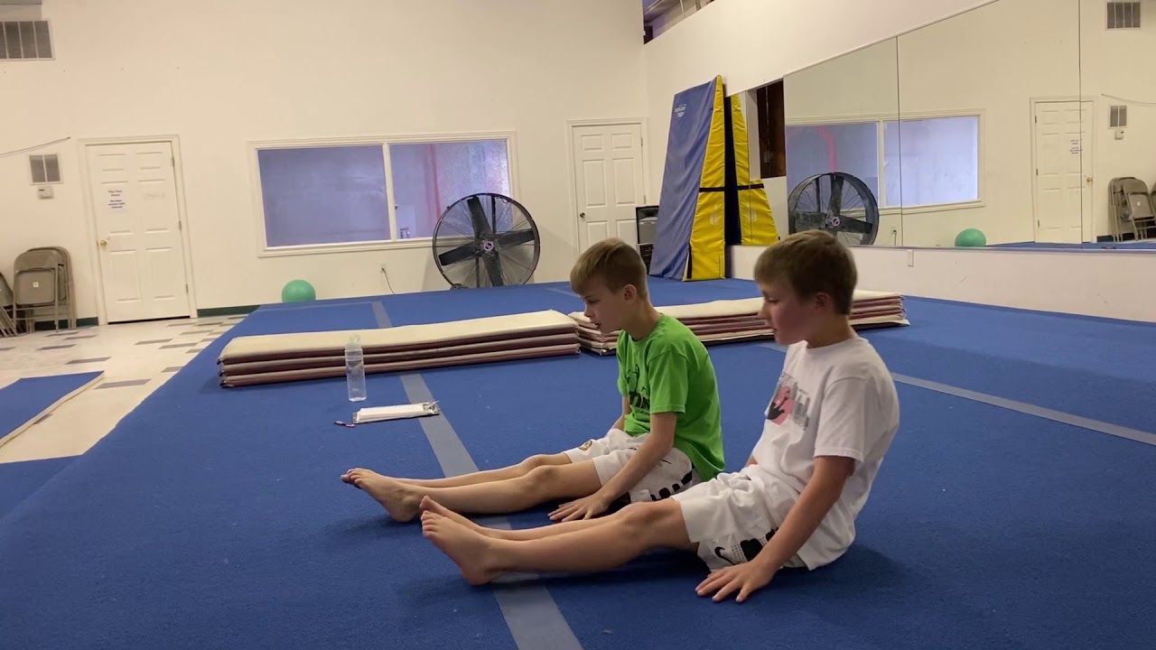 Boys Team: Tuck, Pike, Straddle Rocks to Support (Rings) - YouTube