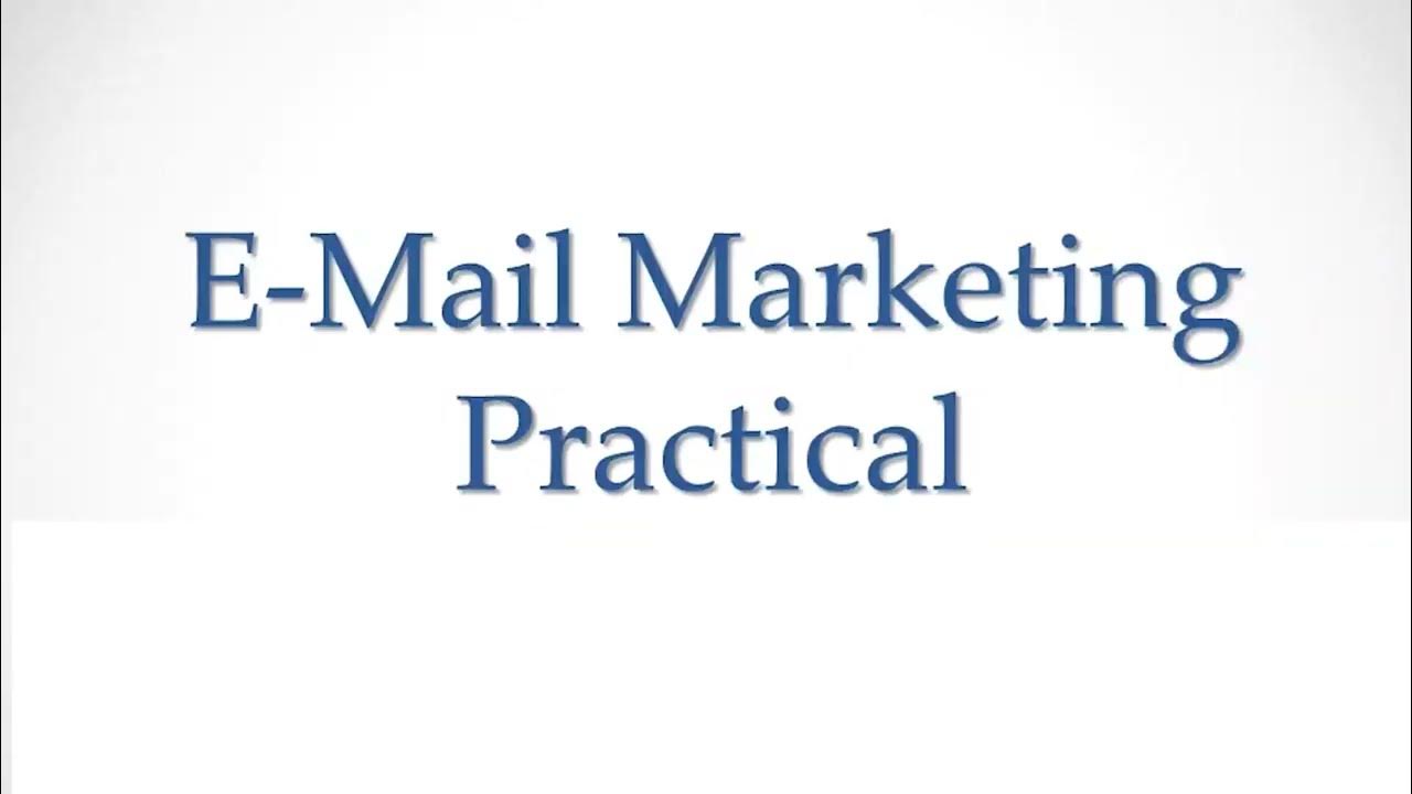 Introduction to Email Marketing | Lecture 1 | Coderstrust.net - YouTube