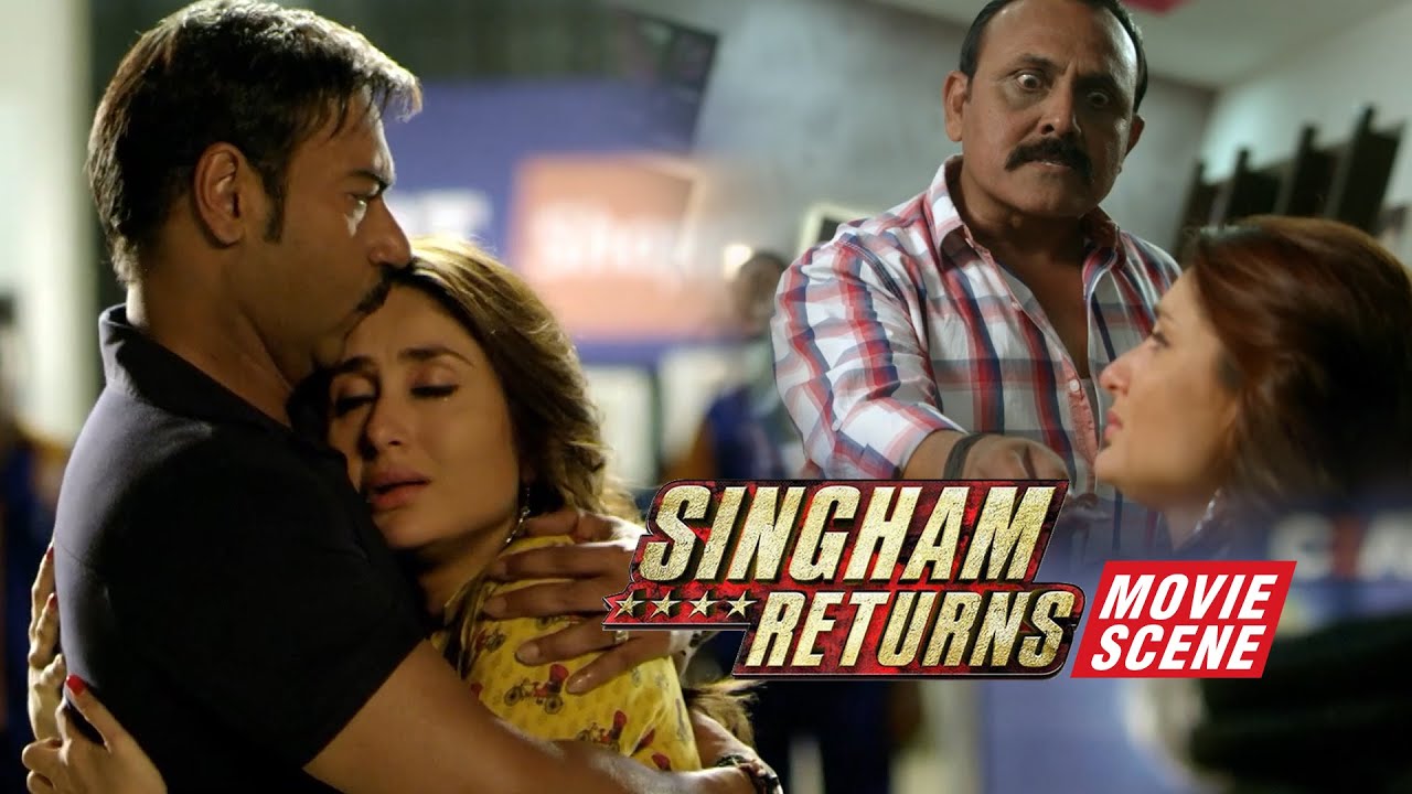 Ajay Devgn Single Handedly Takes On His Enemies | Singham Returns ...