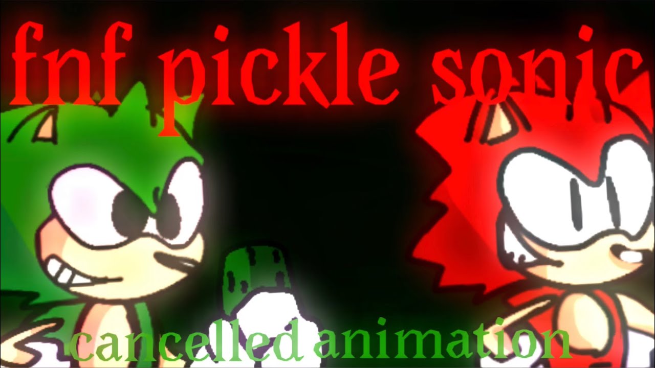 Fnf red pickle sonic - YouTube