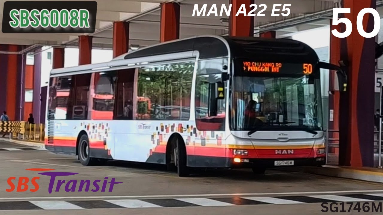 (Joyride) MAN A22 Euro 5 bus ride on service 50!!! - YouTube
