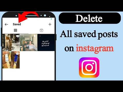 How to delete all saved posts on instagram at once - YouTube