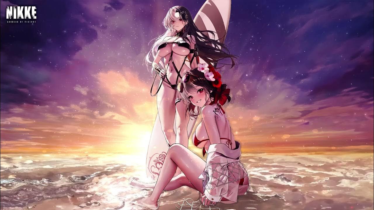 【勝利の女神：NIKKE】4k壁紙動画 サクラ ブルームインサマーMidnight Memories Wallpaper Engine - YouTube