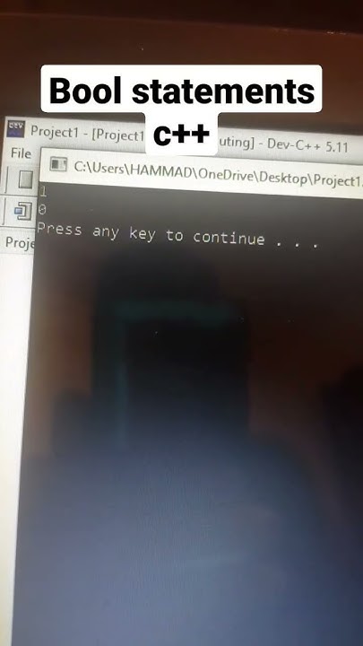 bool statements in c++💻 - YouTube
