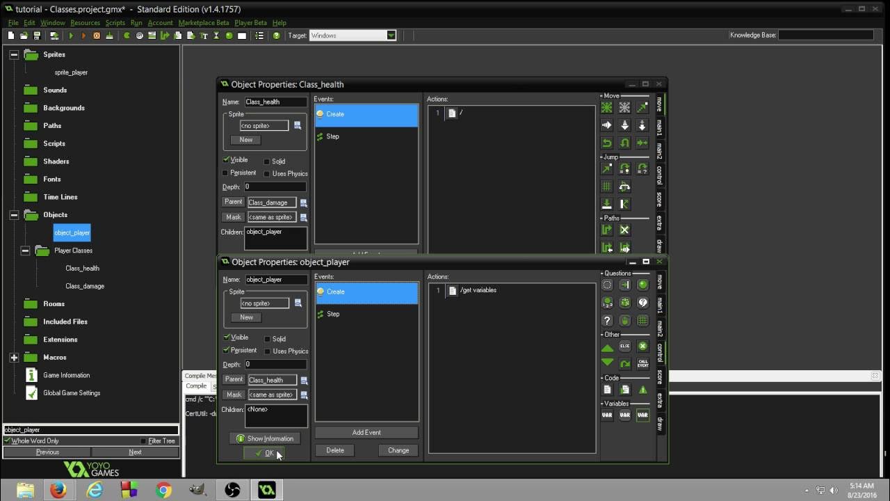 Gamemaker Structure with classes and scripts - YouTube