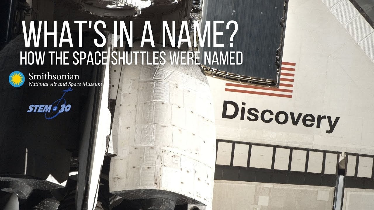 The Names Of Shuttles Nasa