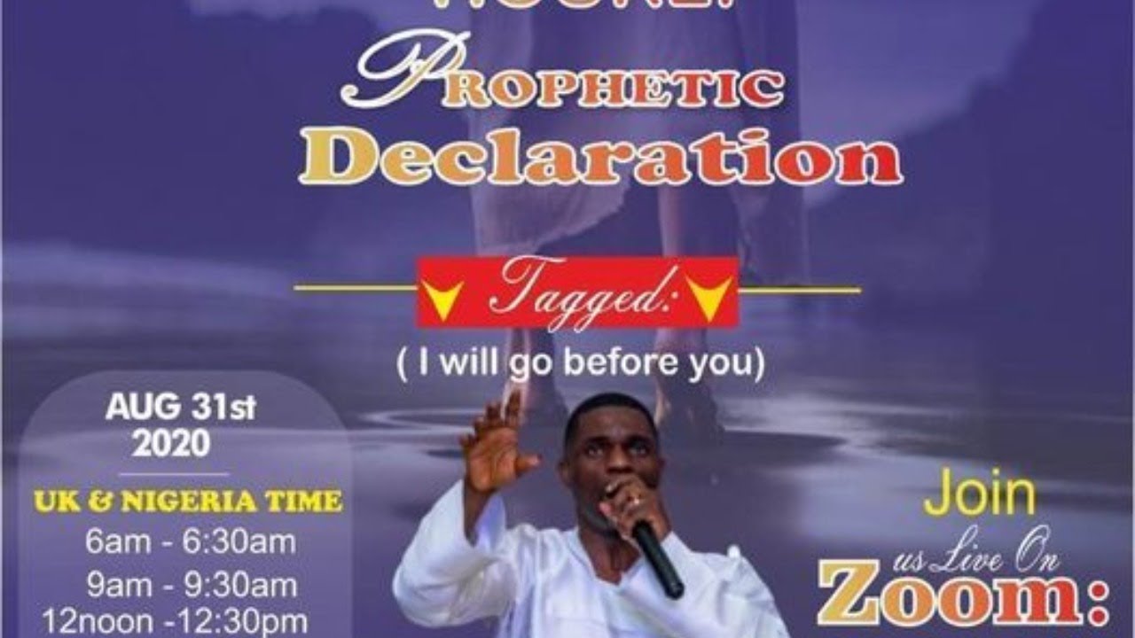 Join Pro. Ayo Jesse for an hourly prophetic declaration at 9 PM. God ...