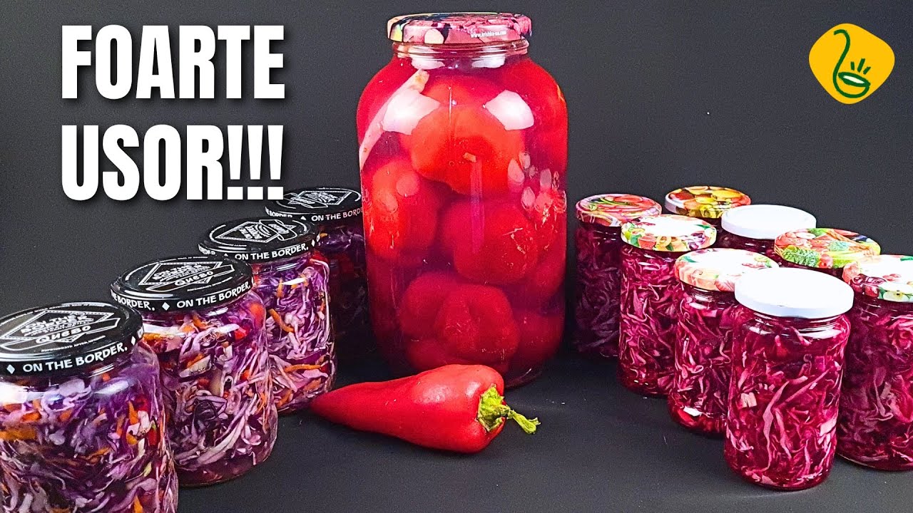 Cum facem 3 tipuri de conserve cu varza – simplu, gustos si colorat ...